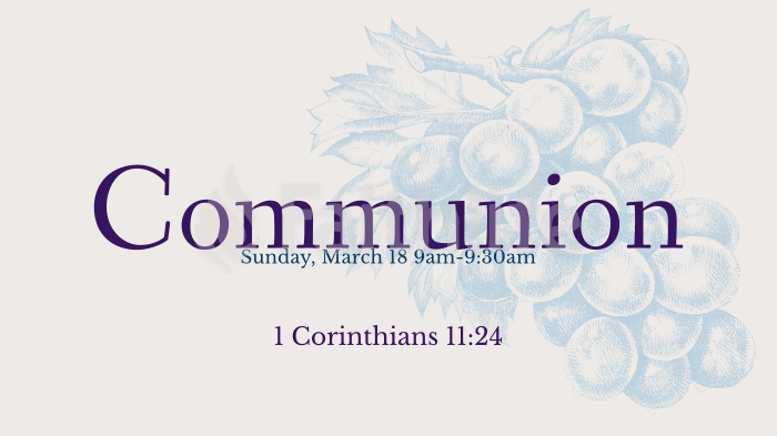 Blue Communion - Graphics for the Church